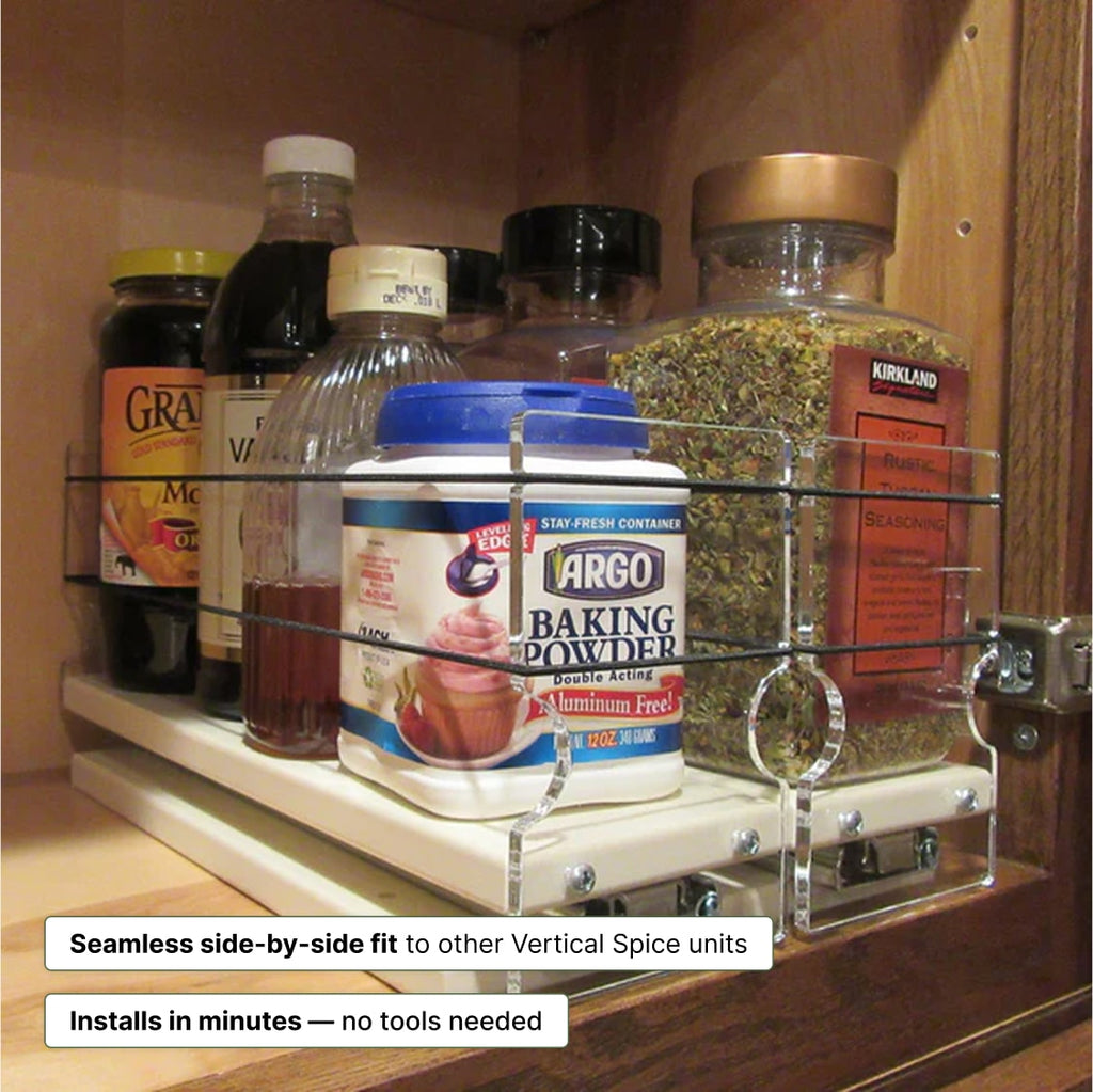 33x1x11 Spice Rack Drawer – Vertical Spice