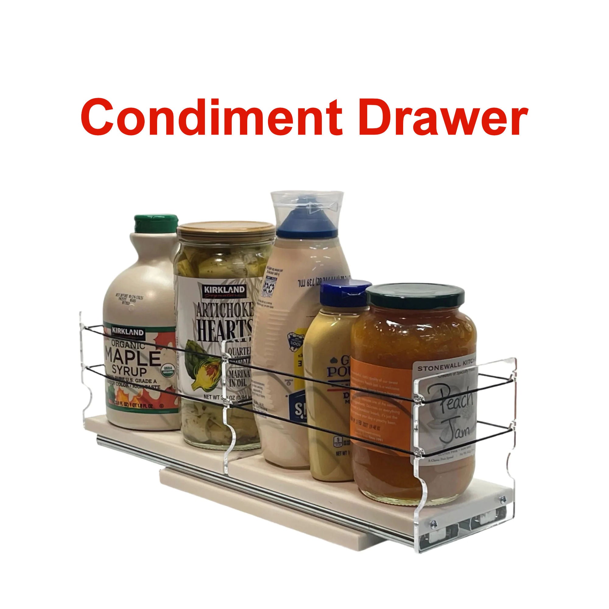 Condiment Fridge Drawer – Vertical Spice