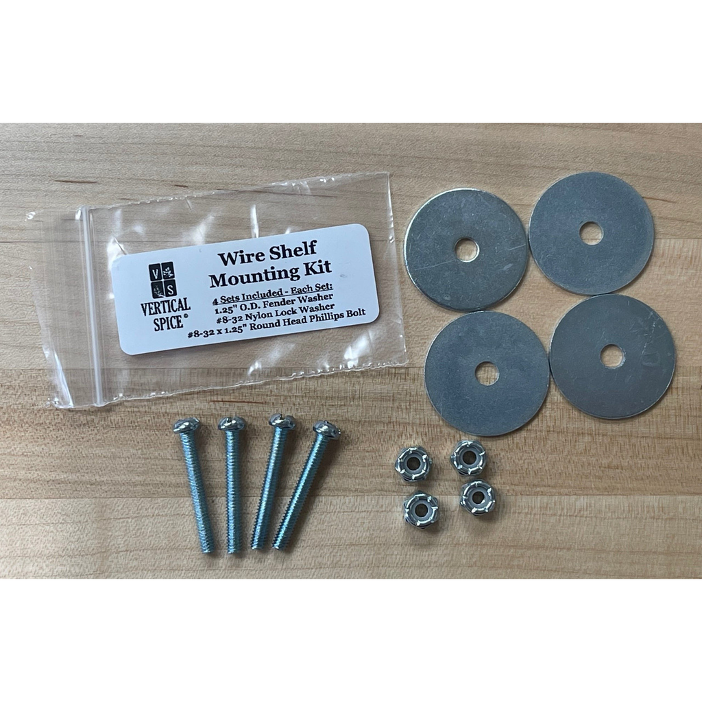 Wire Shelf Mounting Kit – Vertical Spice