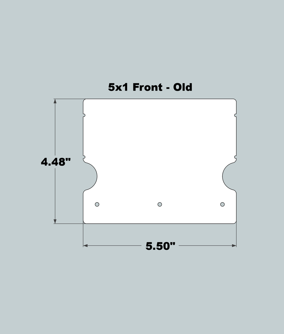 5x1x14 Replacement Old Style Front or Back – Vertical Spice